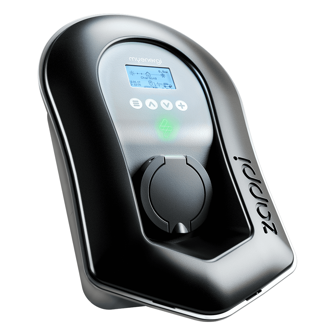 Zappi 7kW Untethered Black EV Charger | Evergy