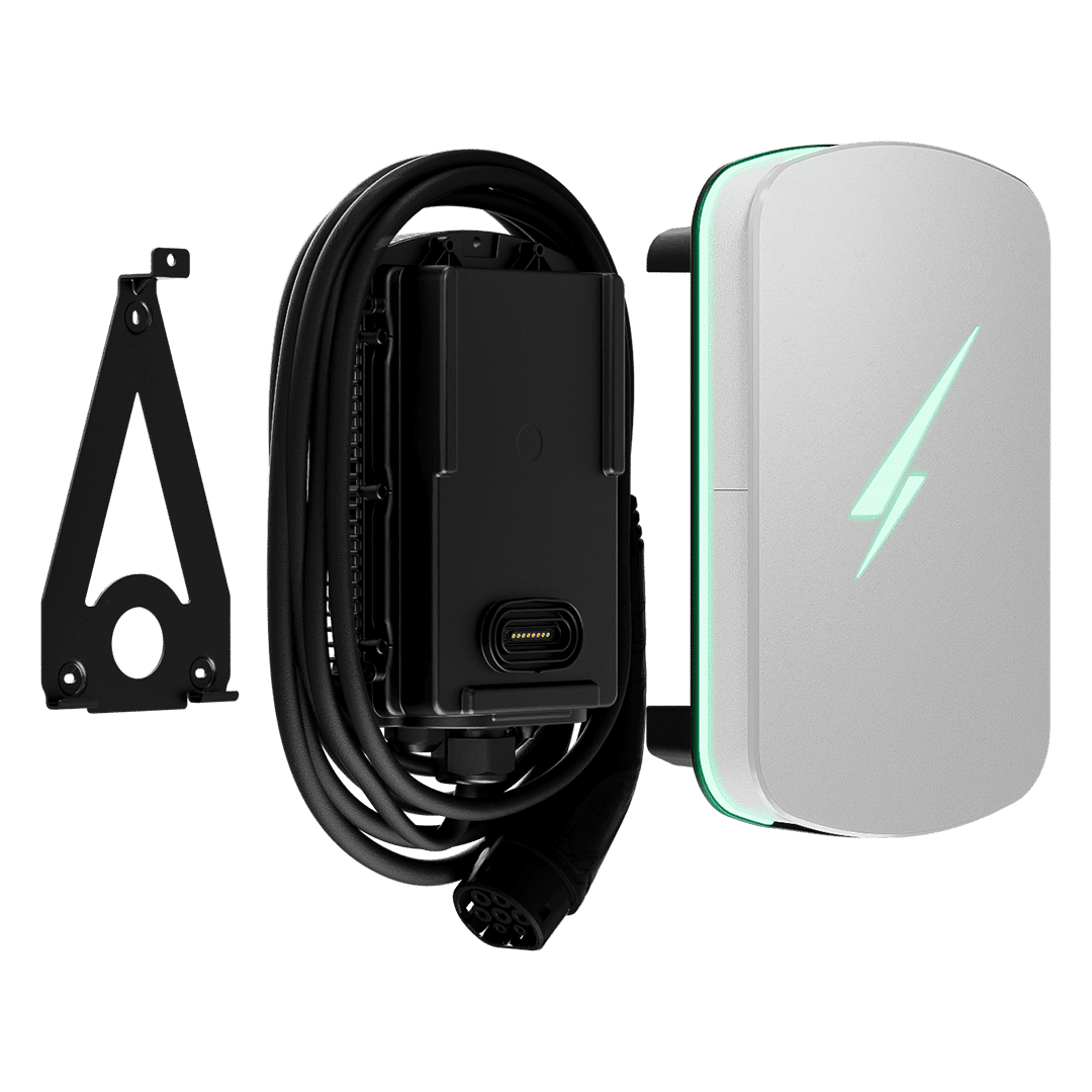 Hypervolt 7.5m White EV Charger | Smart & Solar Ready